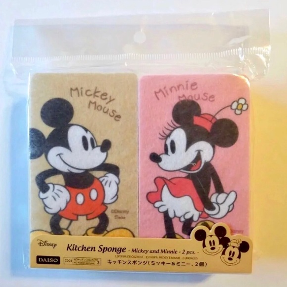 Disney | Kitchen | Disney Mickey Minnie Mouse Kitchen Sponges | Poshmark